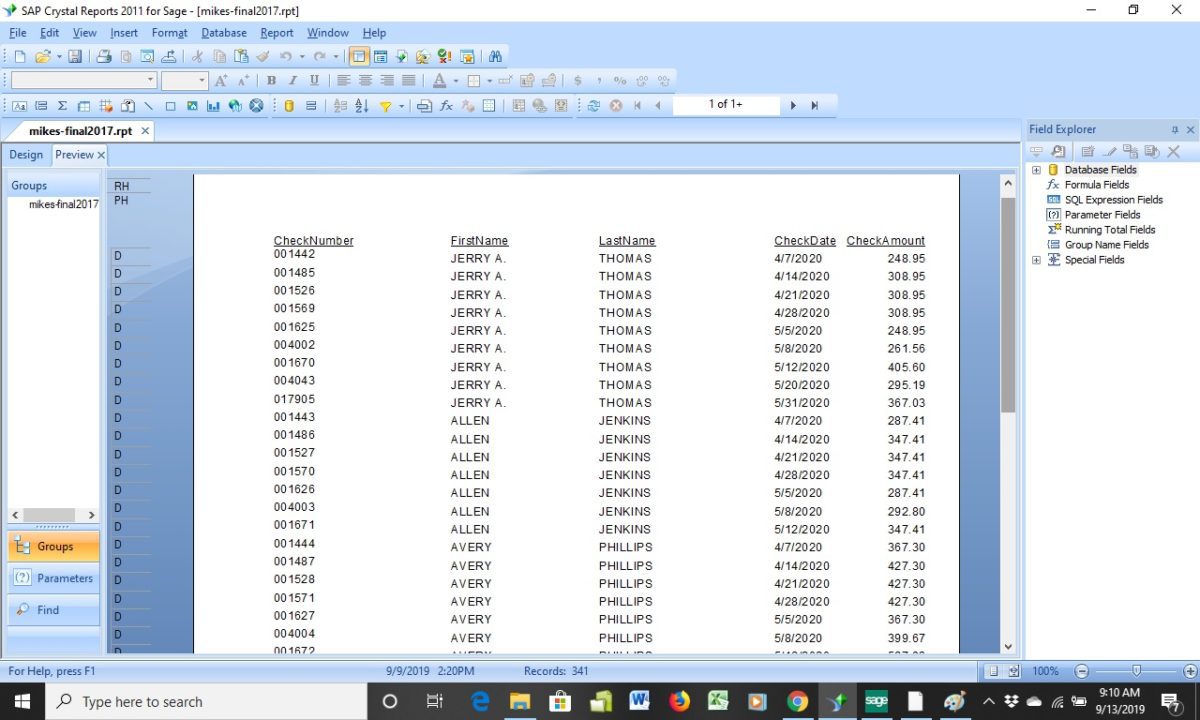 Sage 100cloud: Why and How to build a simple Crystal Report - CASERV